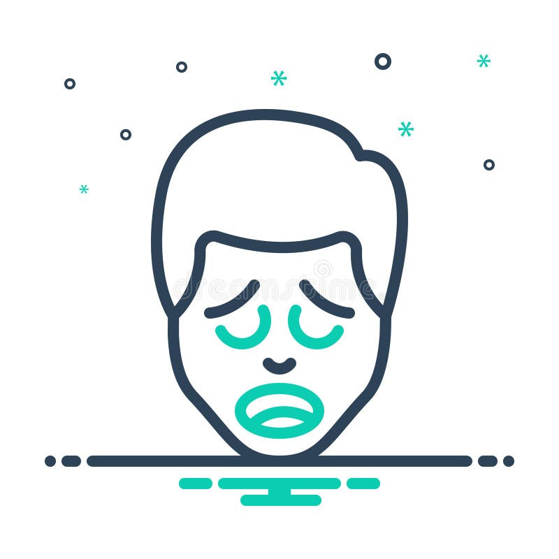 Mix Icon for Tired, Seed and Sapped Stock Vector - Illustration of ...