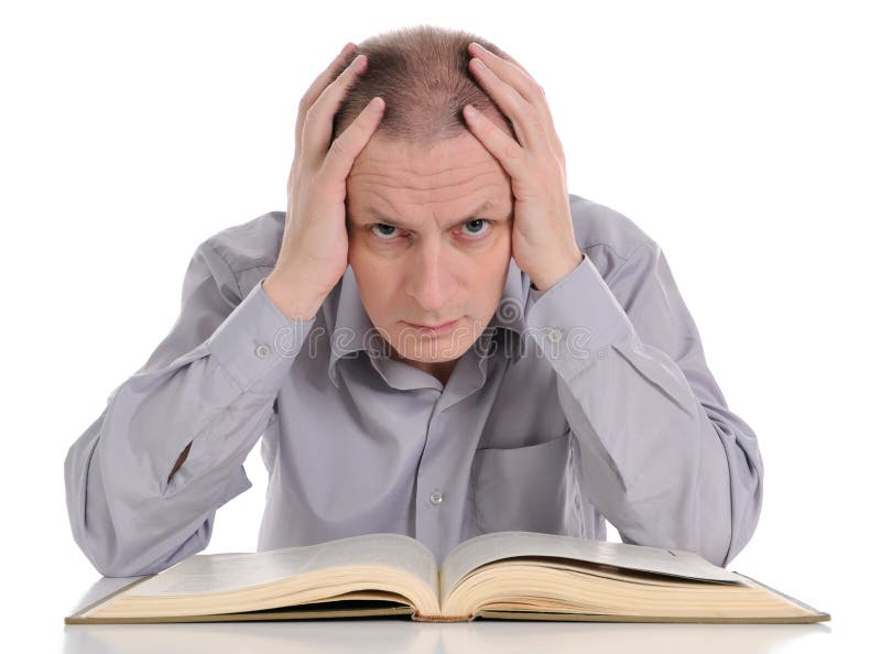 The tired man. stock photo. Image of grey, camera, waiting - 17360786