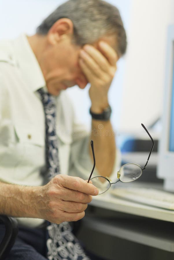 Tired man stock image. Image of tiredness, office, clerk - 3935139