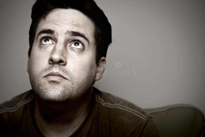 Face of a tired man stock image. Image of camera, person - 29474561