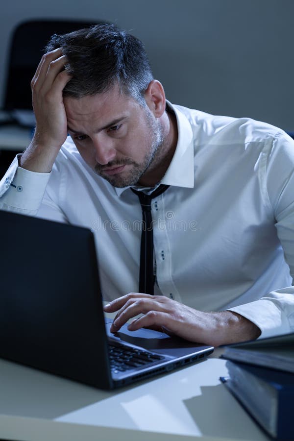 Overtime at work stock photo. Image of problem, anger - 43432728