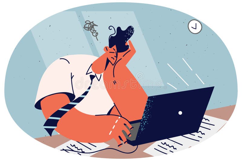 Overwhelmed Stock Illustrations – 12,199 Overwhelmed Stock ...