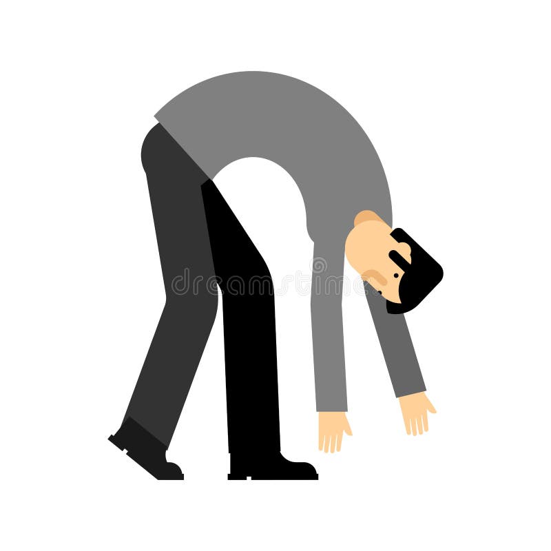 Doubled Over Stock Illustrations – 20 Doubled Over Stock Illustrations ...