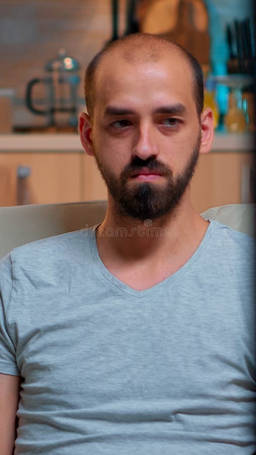 Tired Man Working on Project for Internet Communication Using Laptop ...