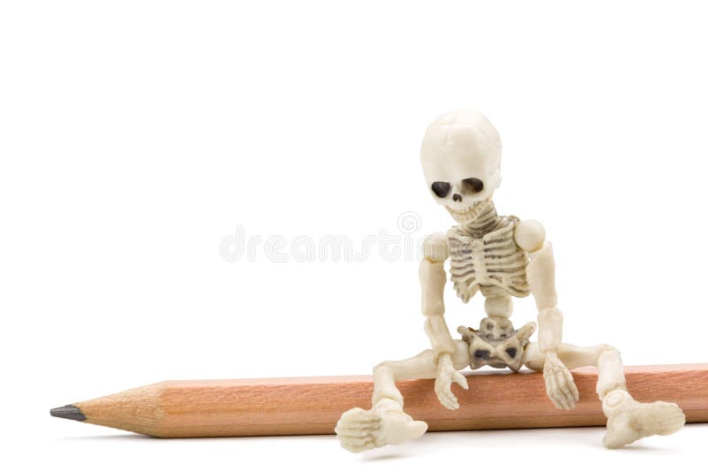Tired skeleton stock photo. Image of dreadful, skull - 112285790
