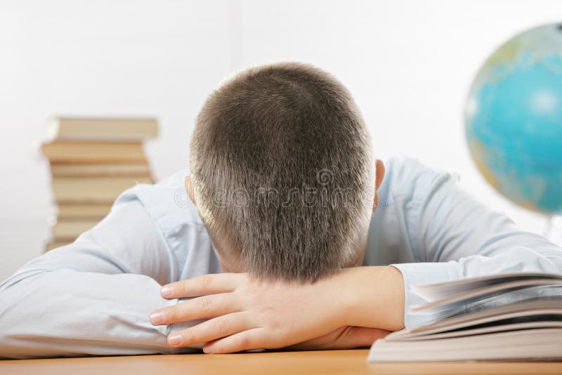 Frustrated High School Student Stock Photo - Image of young, class ...