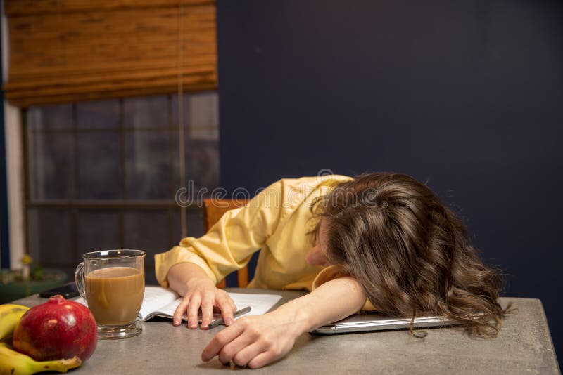 Woman Slumped Desk Stock Photos - Free & Royalty-Free Stock Photos from ...