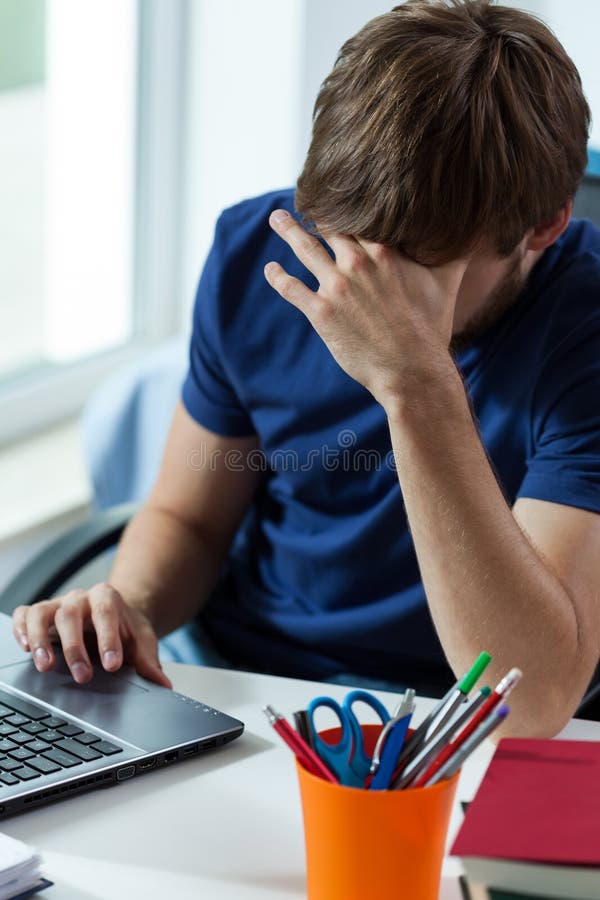 Tired Sad Teenage Girl Bullying, Front View of Scared Teenager Tired of ...