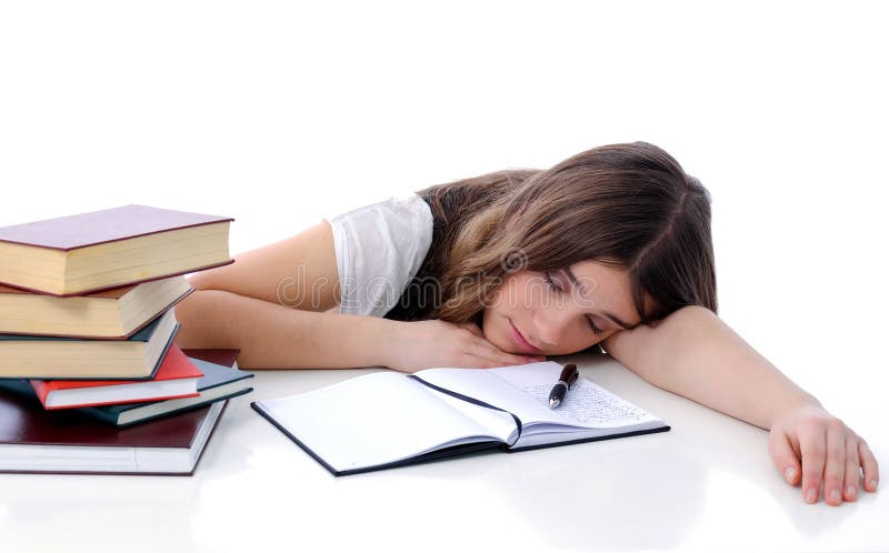 Fatigue study stock image. Image of human, education - 30243715