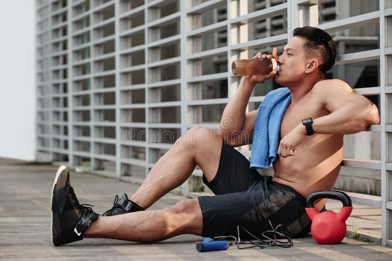 Tired of training stock image. Image of sport, sportive - 31237397