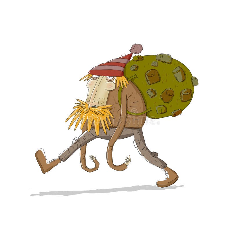 Heavy Backpack Stock Illustrations – 1,176 Heavy Backpack Stock ...