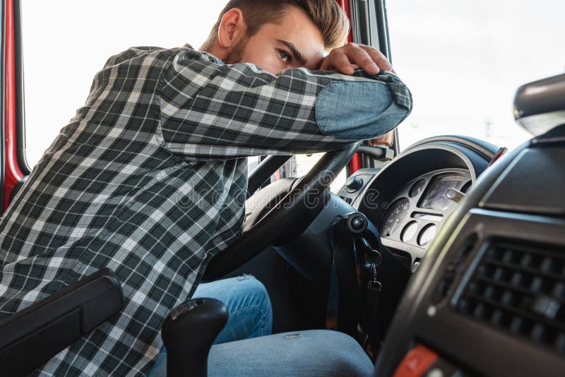 137 Sad Truck Driver Stock Photos - Free & Royalty-Free Stock Photos ...