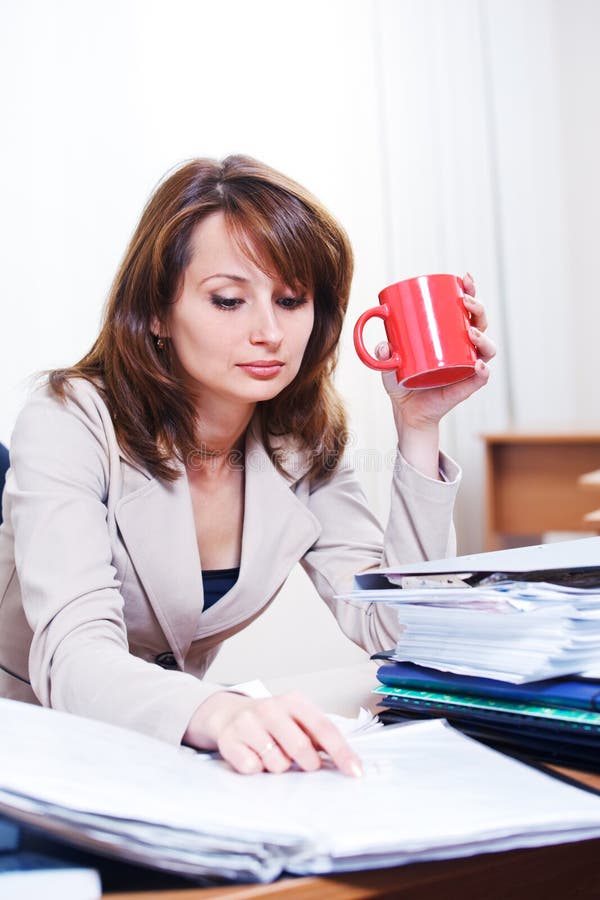 Tired woman stock image. Image of caucasian, female, tired - 21700107