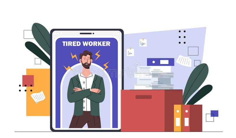 Cartoon Hard Poor Worker Stock Illustrations – 81 Cartoon Hard Poor ...