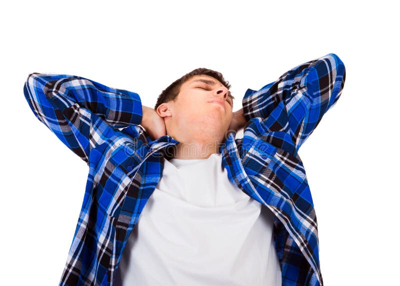 Tired Young Man stock image. Image of exhaustion, human - 86001147