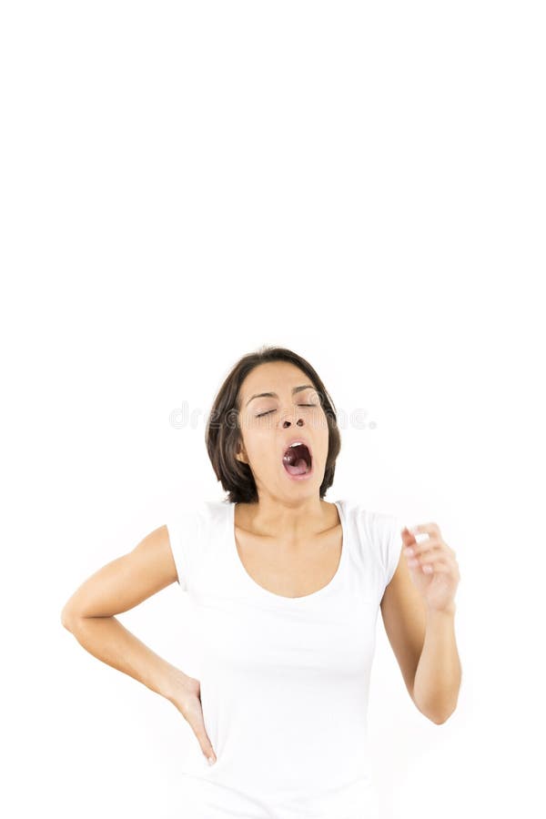 Tired Young Woman stock photo. Image of drooping, drained - 38698996