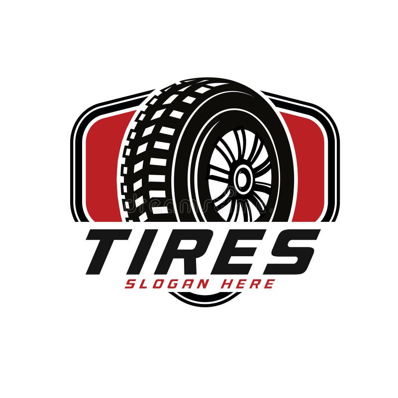 Tires Logo Design Template, Silhouette Wheel Vector Stock Vector ...