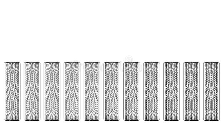 Tire Treads Stock Illustrations – 1,177 Tire Treads Stock Illustrations ...