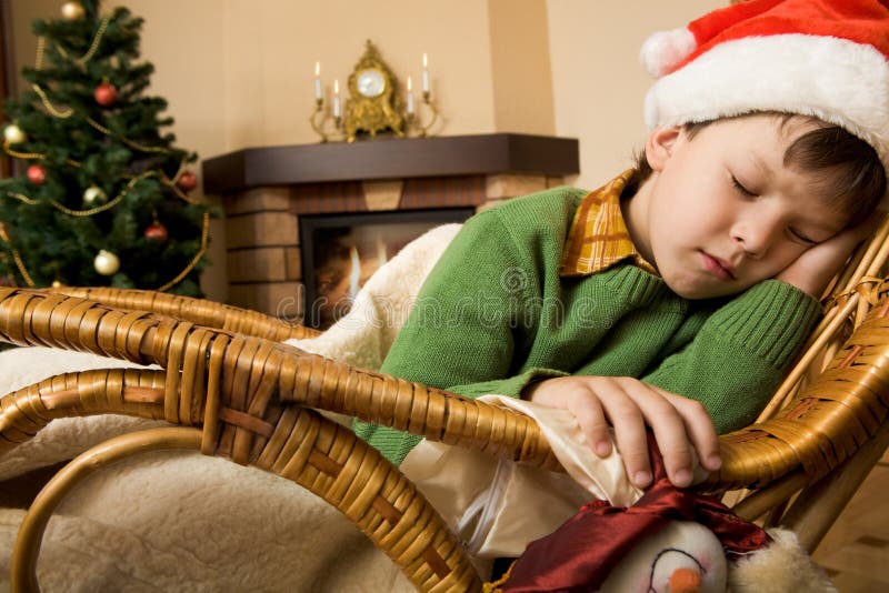 Tiresome day stock image. Image of chair, asleep, child - 6993113