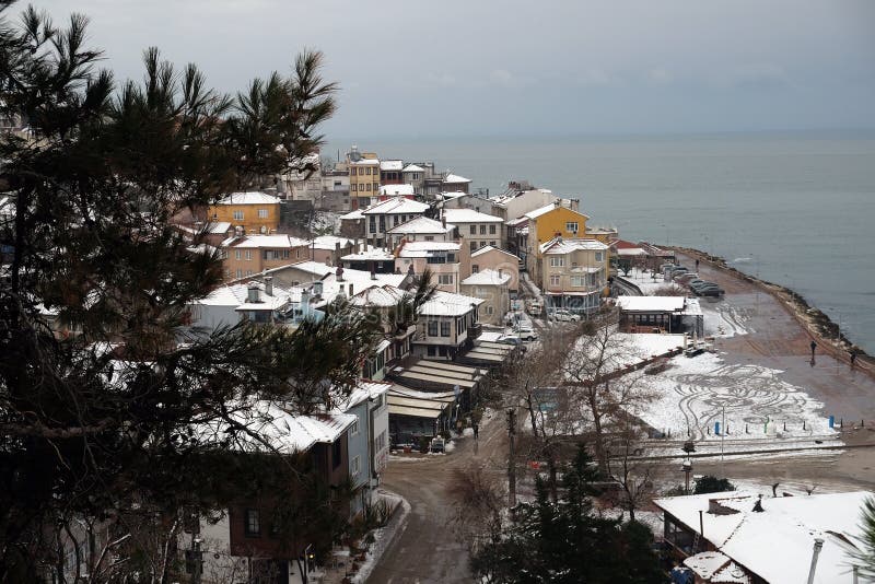 Tirilye Harbor stock photo. Image of winter, cold, tirilye - 83367326