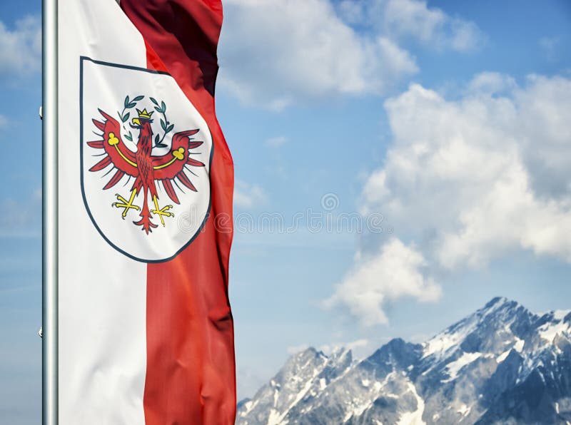 Tyrol flag stock photo. Image of color, copy, flag, outdoors - 50667590