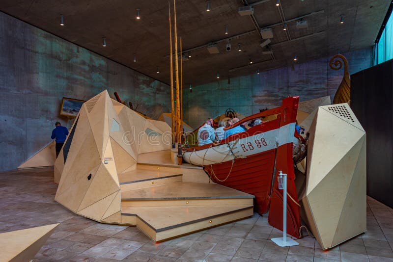 Tirpitz, Denmark, June 17, 2022: Interior of Tirpitz Bunker in D ...