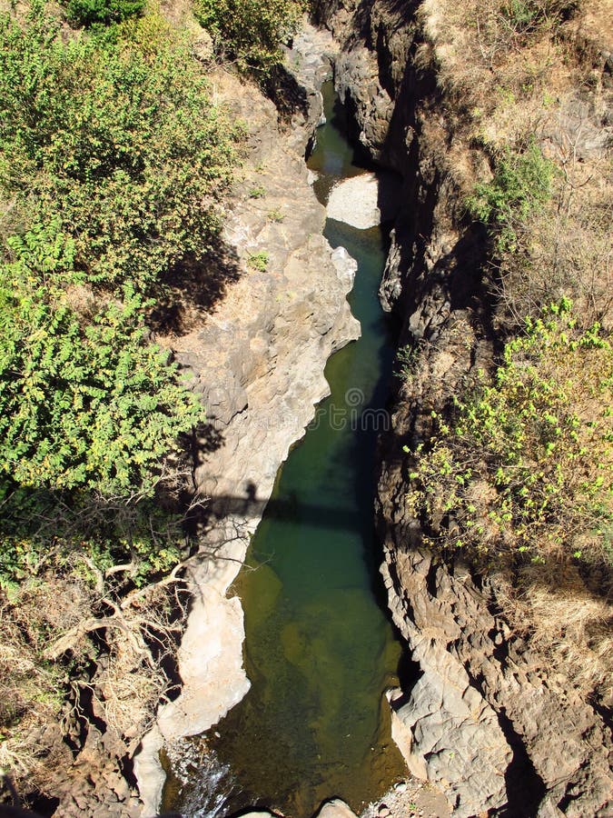 Tis Abbay Waterfalls of the Blue Nile in Ethiopia Stock Image - Image ...
