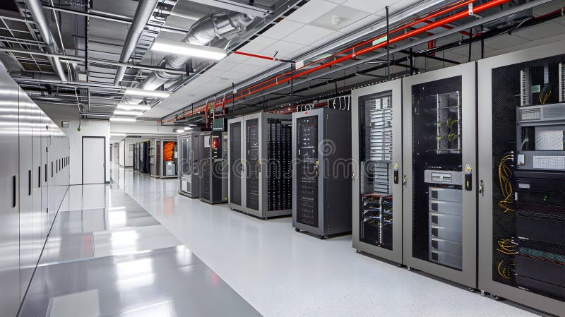 Tiscali HCDs Data Center Facility with Server Equipment Stock ...