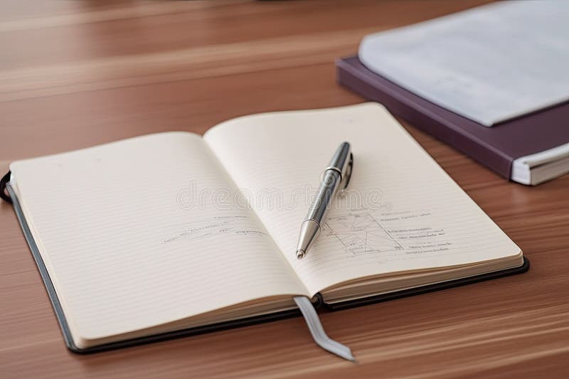 Stift Notizbuch Stock Illustrations – 1 Stift Notizbuch Stock ...