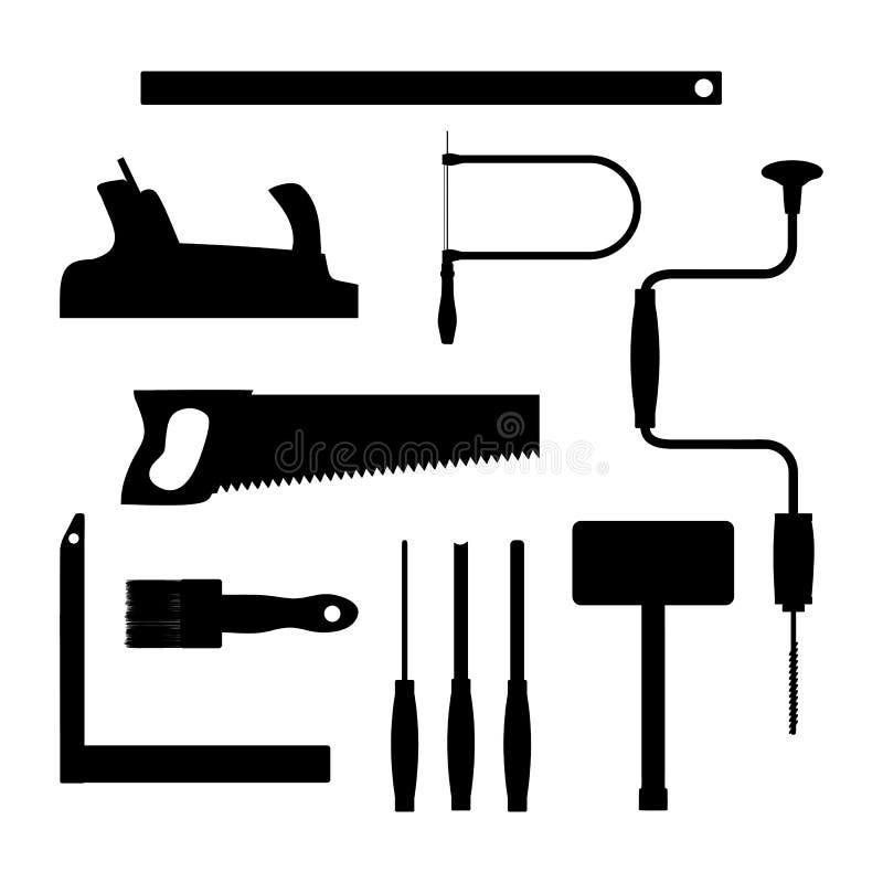 Schwarzes Ikonenkonzept Des Tischlers Flaches Vektorsymbol Des ...