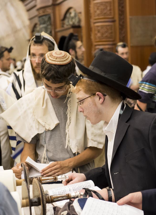 Bar Mitzvah - Jewish Coming of Age Ritual Editorial Stock Photo - Image ...