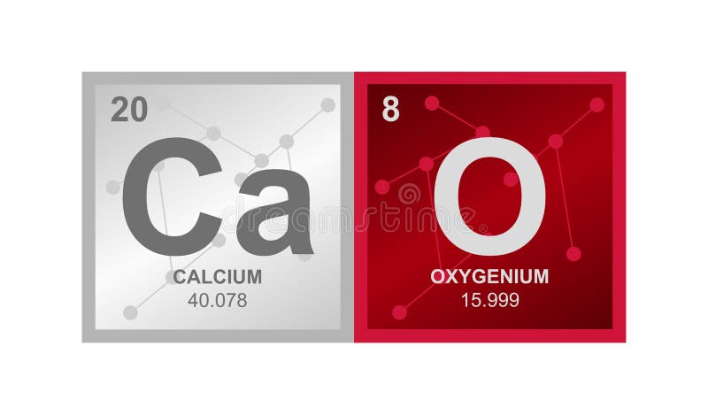 Calcium Oxide (CaO, Quicklime, Burnt Lime), Crystal Structure ...