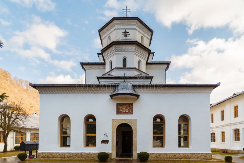 Tismana Monastery, Romania stock photo. Image of architecture - 86715126