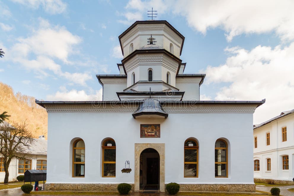 Tismana Monastery, Romania stock image. Image of faith - 86715093