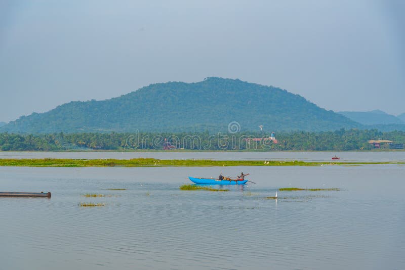 Tissa Weva Lake at Sri Lanka Stock Image - Image of tropical, field ...