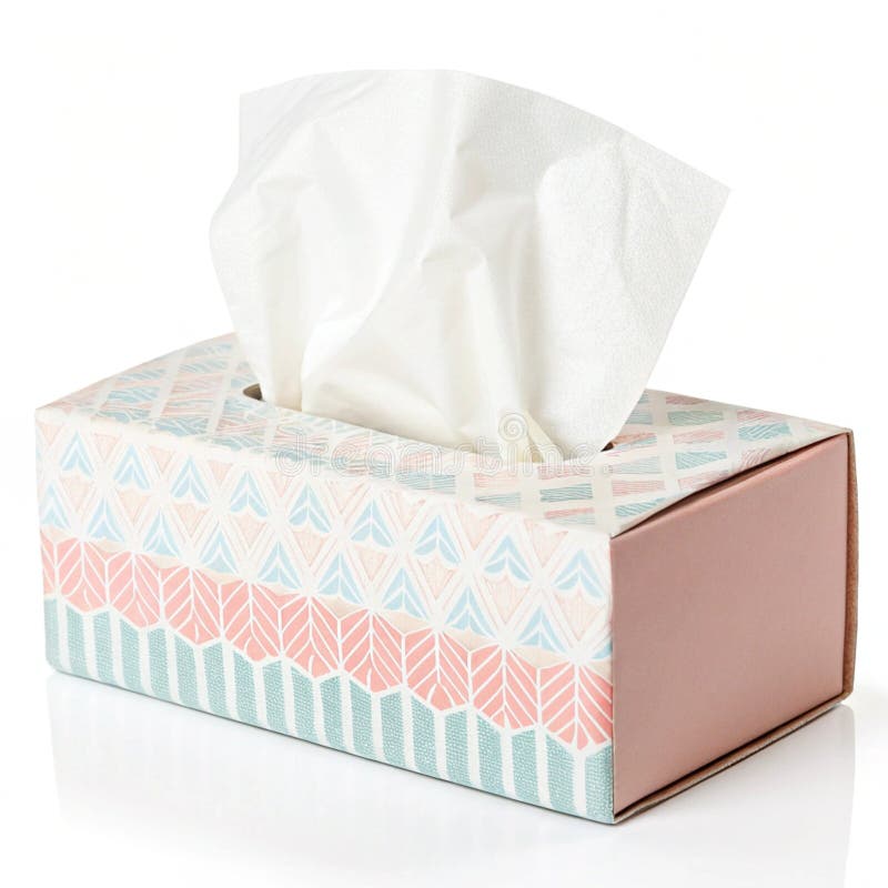 Tissue Box Isolated on Transparent Background Stock Illustration ...