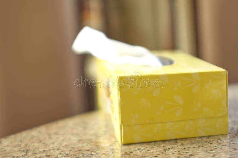 Tissue Box on Marble Dining Table Stock Photo - Image of soft ...
