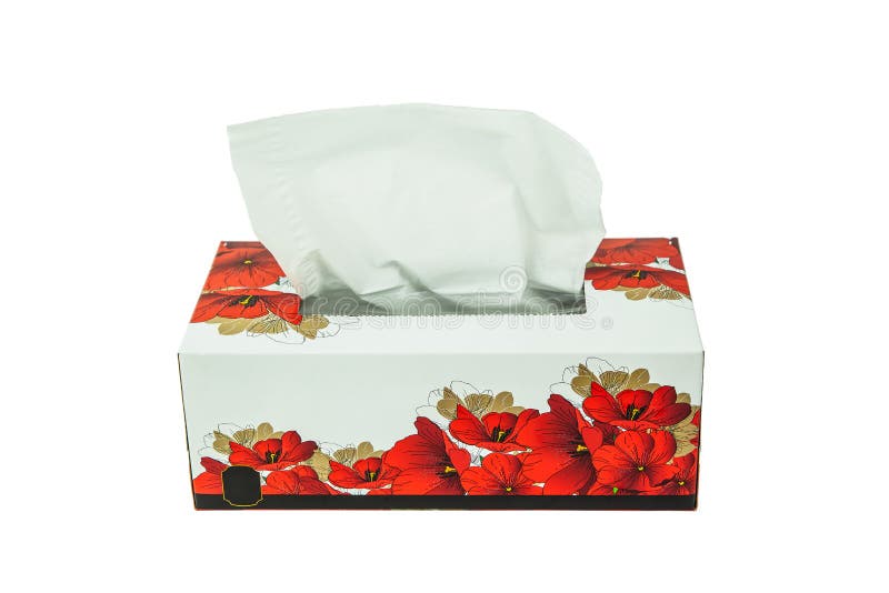 Tissue Box Mock Up White Tissue Box Blank Label and No Text for ...