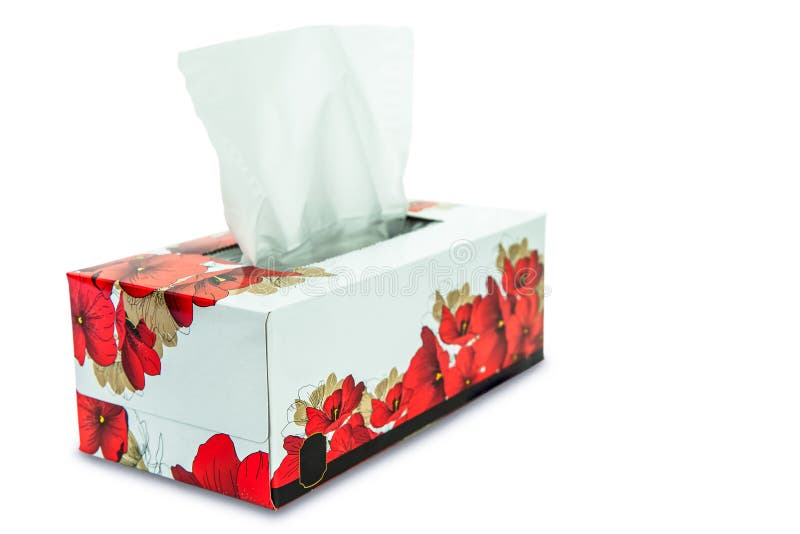 Tissue Box Mock Up White Tissue Box Blank Label and No Text for ...