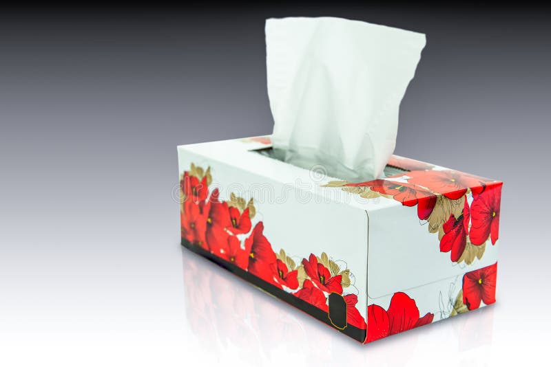 Tissue Box Mock Up White Tissue Box Blank Label and No Text for ...
