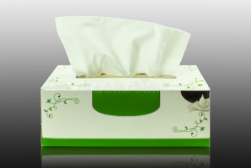 Tissue Box Mock Up White Tissue Box Blank Label and No Text for ...