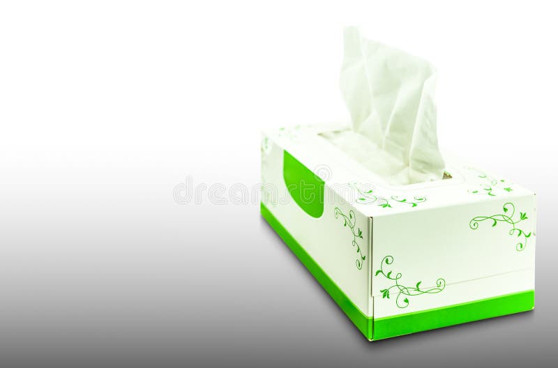 Tissue Box Mock Up White Tissue Box Blank Label and No Text for ...
