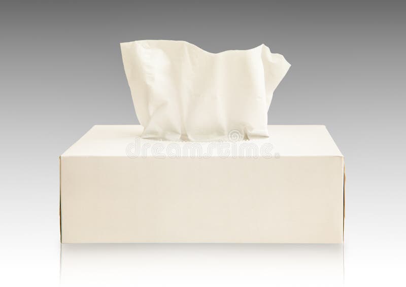 Tissue Box Mock Up White Tissue Box Blank Label and No Text for ...
