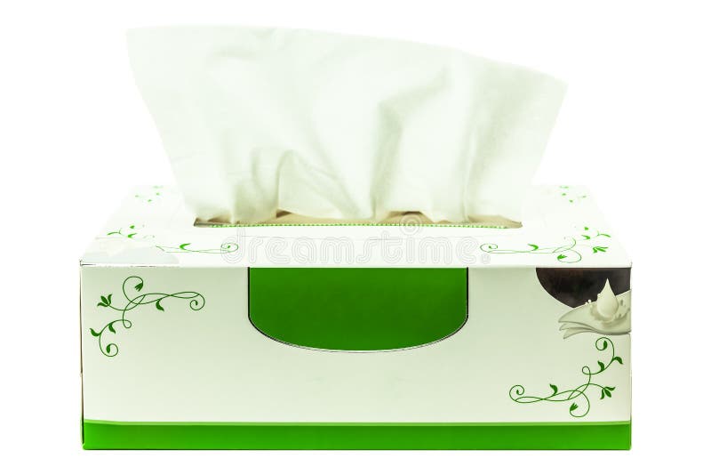 Tissue Box Mock Up White Tissue Box Blank Label and No Text for ...