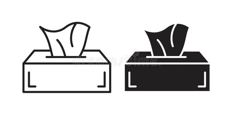 Facial Tissue Icon Stock Illustrations – 1,544 Facial Tissue Icon Stock ...