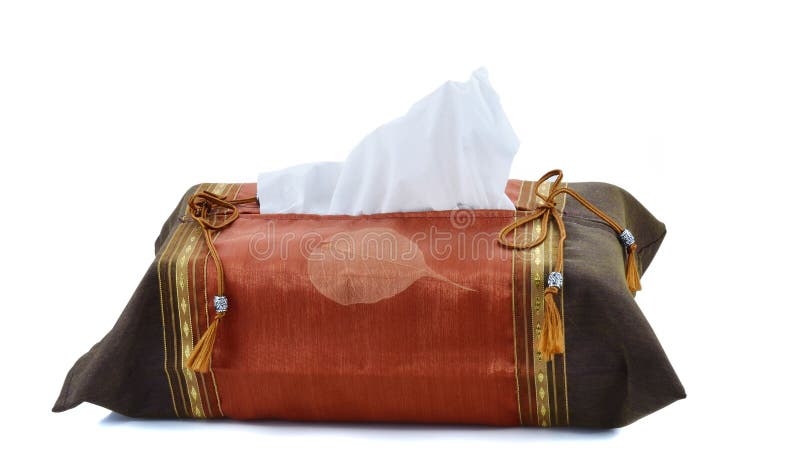 Female Hand Taking a Tissue from a Box Stock Image - Image of isolated ...