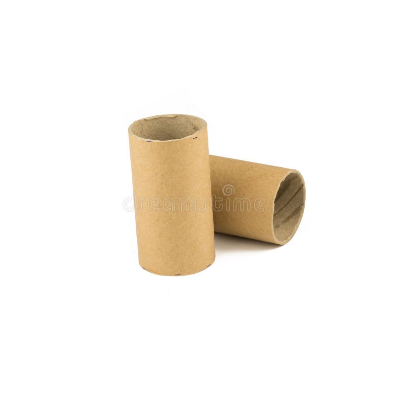 Tissue Core Isolated on the White Background Stock Image - Image of ...