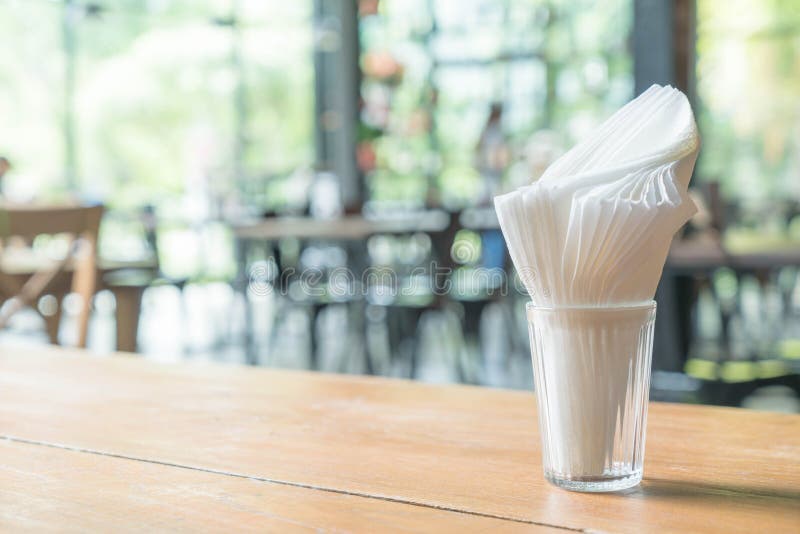 Tissue in glass stock image. Image of texture, elegant - 101542995