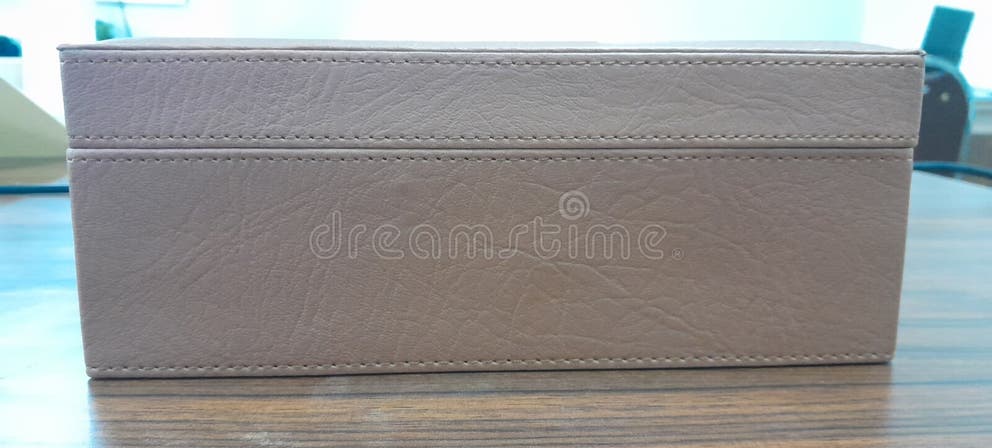 Tissue Holder Placed on the Office Desk Stock Photo - Image of holder ...