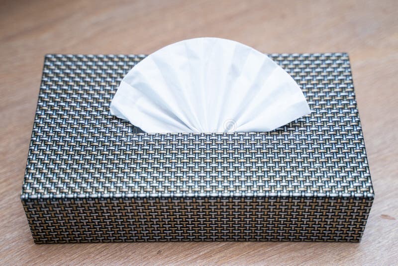 Tissue Paper Box in Room Hotel Stock Image - Image of wipe, clean ...